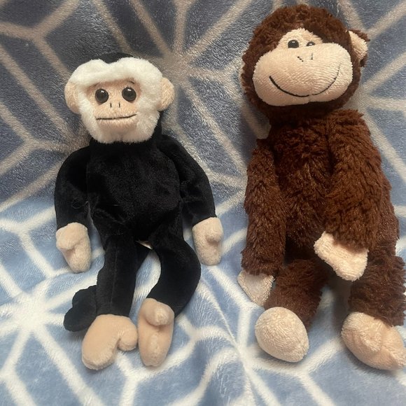 Toys | Monkey Pals Plush Set Of 2 | Poshmark